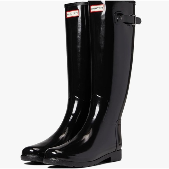 Hunter | Shoes | Hunter Womens Refined Tall Gloss Waterproof Rain Boot ...